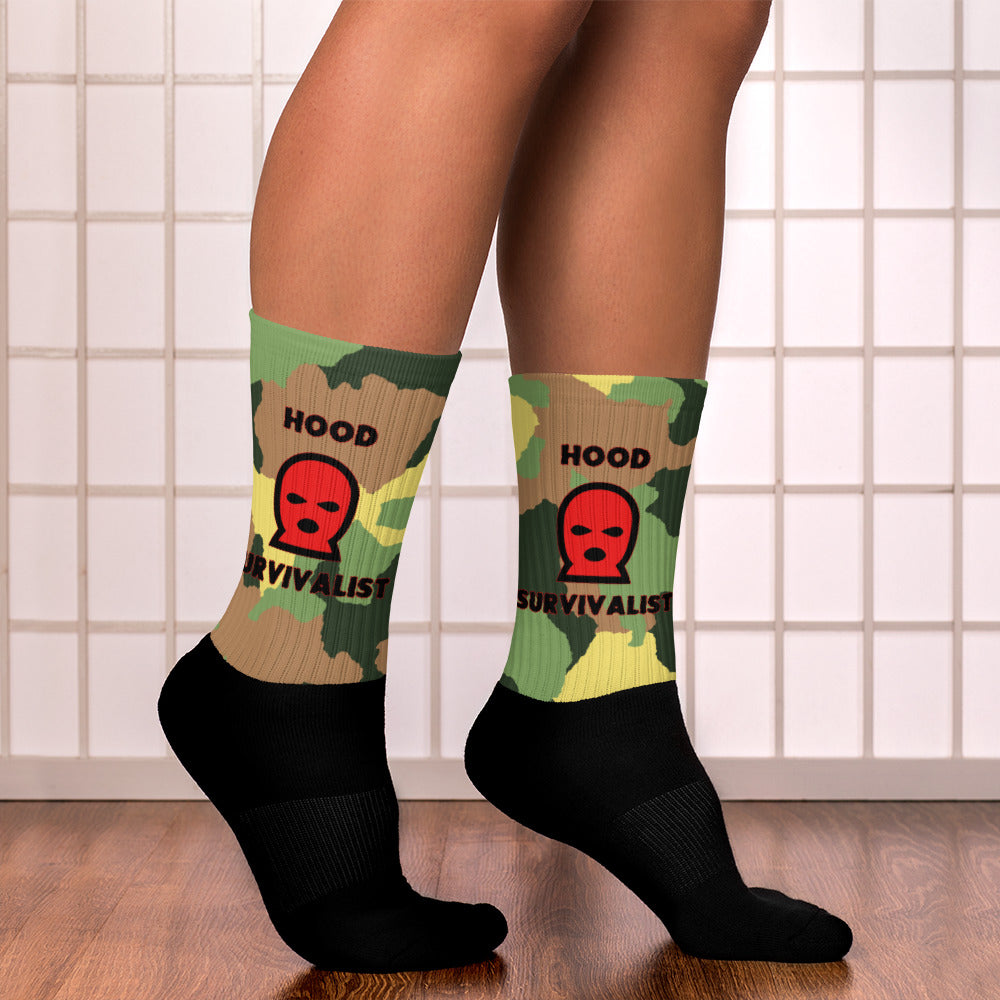 Hood Survivalist Classic Goon Logo Socks